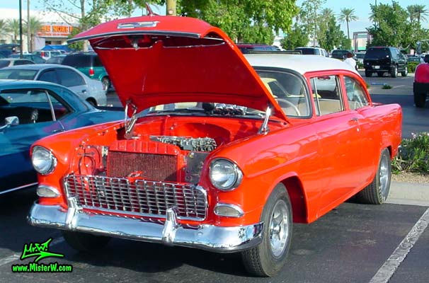 55 Chevy Frontview | 1955 Chevrolet Coupe | Classic Car Photo Gallery
