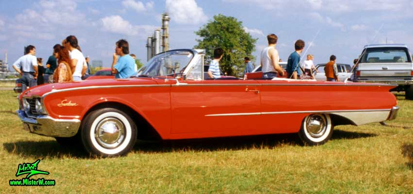 Red 1960 Ford Sunliner Convertible | 1960 Ford Sunliner Convertible ...